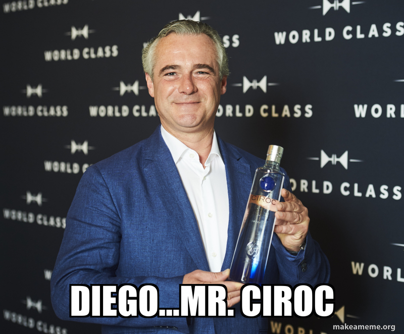 DIEGO...MR. CIROC Meme Generator