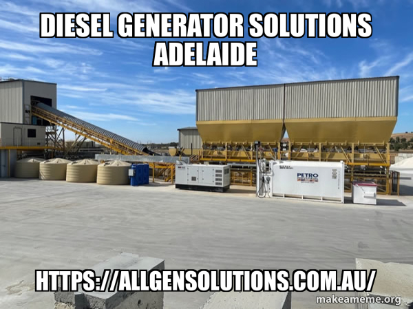 diesel generator solutions Adelaide https://allgensolutions.com.au ...