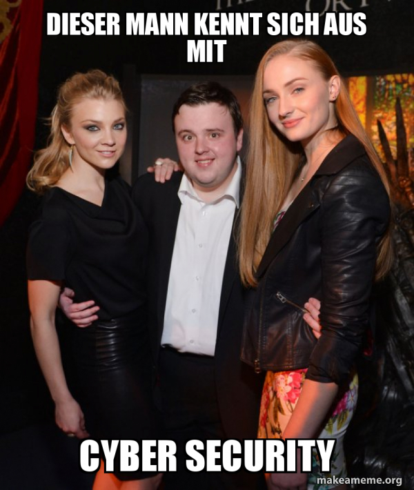 Dieser Mann kennt sich aus mit Cyber Security - Good Luck John Meme ...