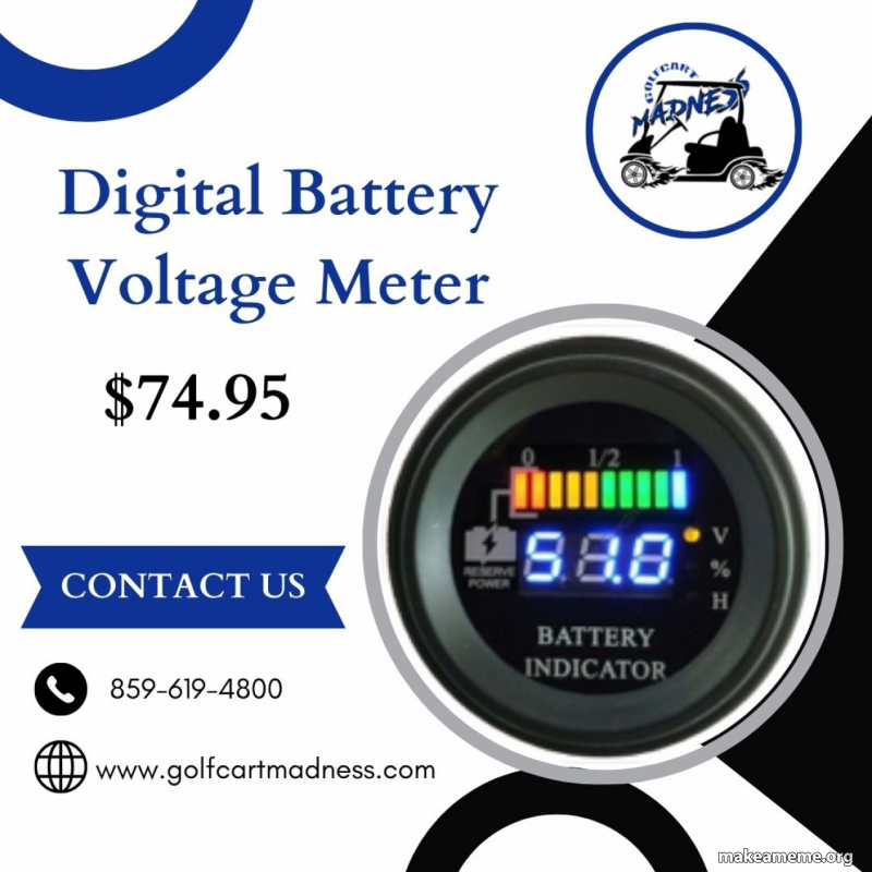 - Digital battery voltage meter Meme Generator