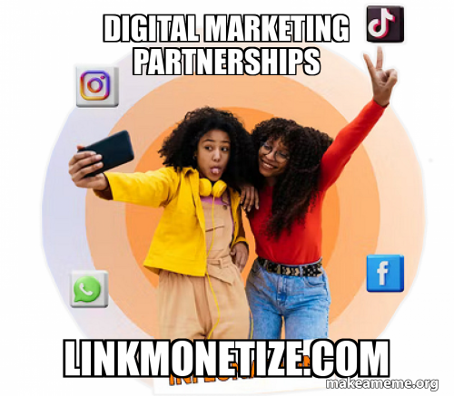 Digital marketing partnerships linkmonetize.com Meme Generator