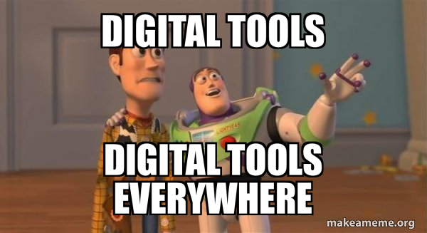 digital tools digital tools everywhere - Buzz and Woody (Toy Story ...