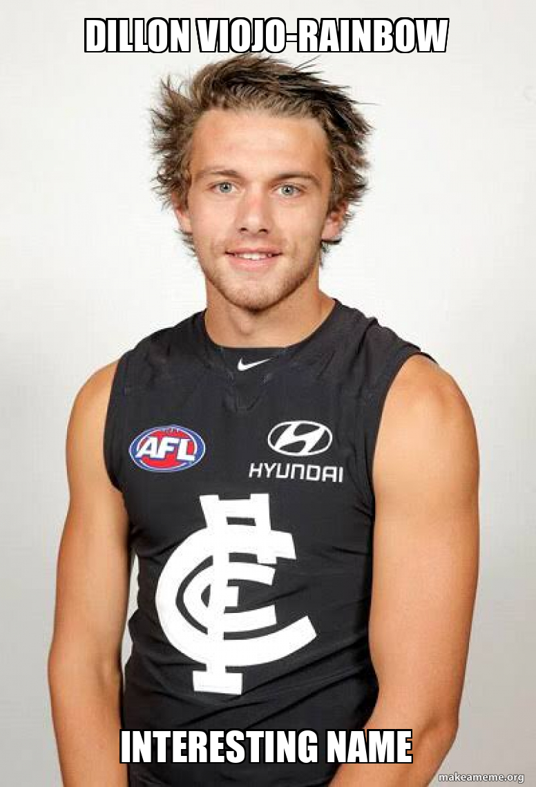 Dillon viojo-Rainbow Interesting name Meme Generator