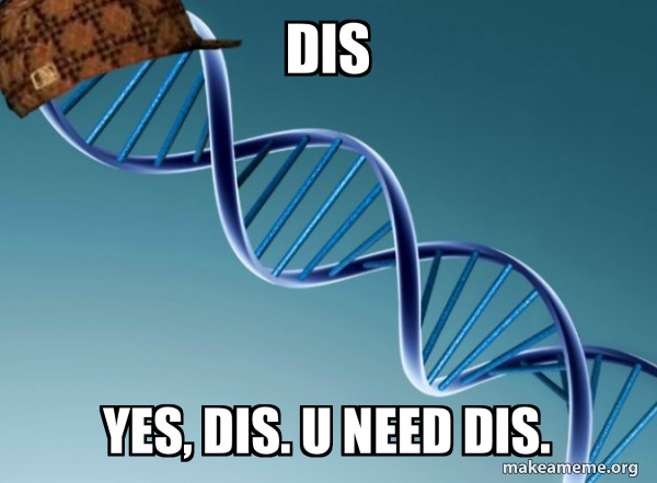 dis yes, dis. u need dis. - Scumbag Genetics Meme Generator