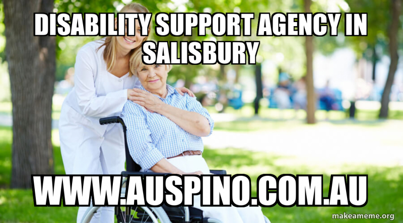 Disability support agency in Salisbury www.auspino.com.au Meme Generator