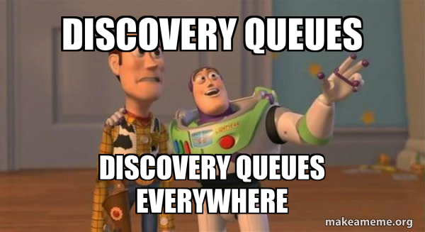 discovery queues discovery queues everywhere - Buzz and Woody (Toy ...