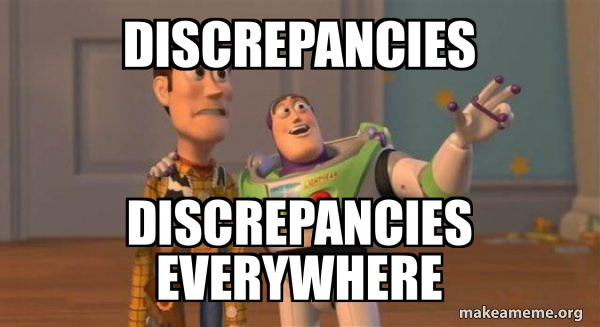 Discrepancies Discrepancies everywhere - Buzz and Woody (Toy Story ...