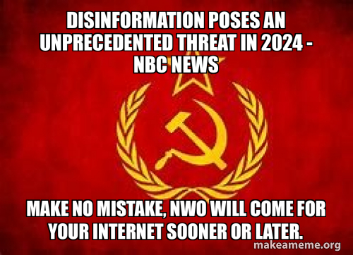 Disinformation poses an unprecedented threat in 2024 - NBC News make no ...