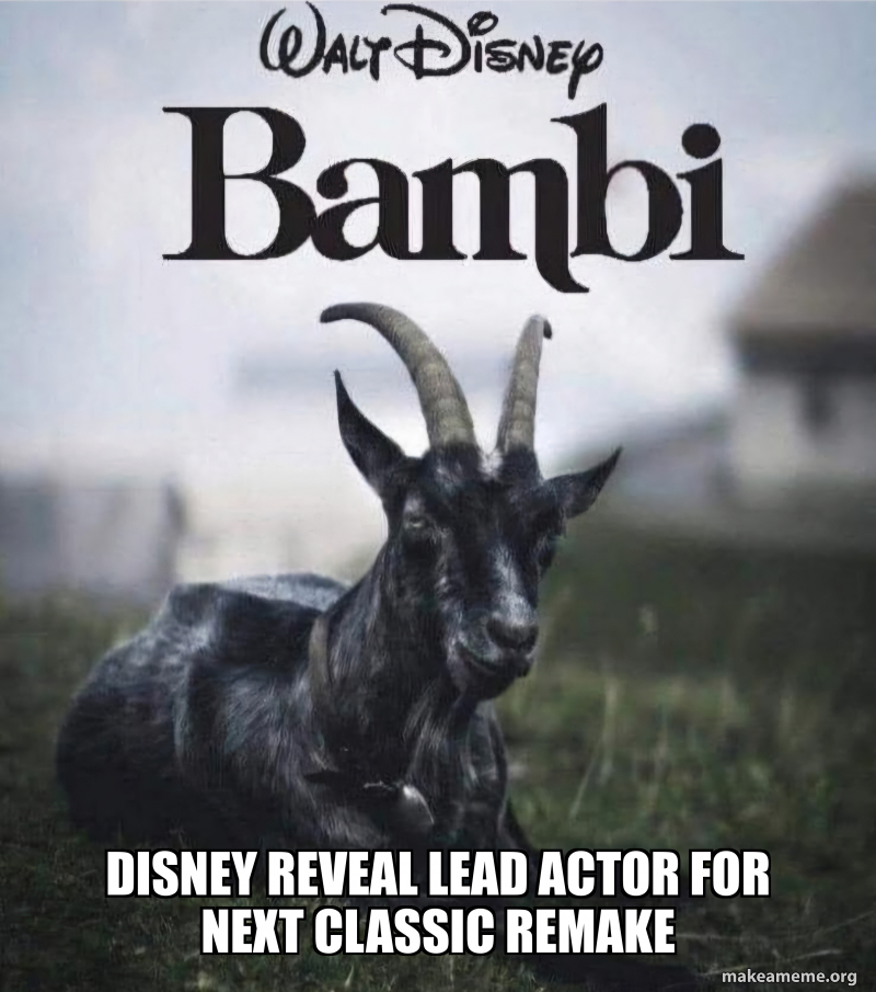 Disney reveal lead actor for next classic remake Meme Generator