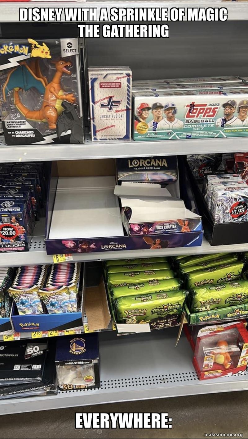 disney with a sprinkle of magic the gathering Everywhere: Meme Generator