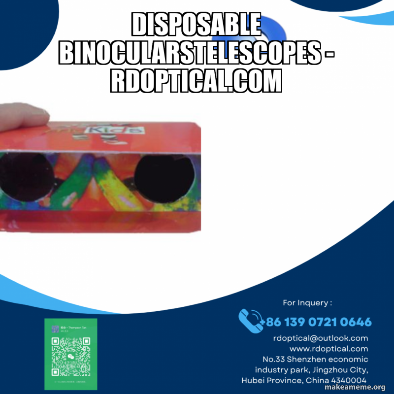 Disposable BinocularsTelescopes - Rdoptical.com Meme Generator