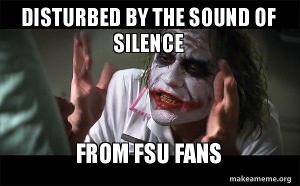 Disturbed by The Sound of Silence From FSU fans - Everyone Loses Their ...