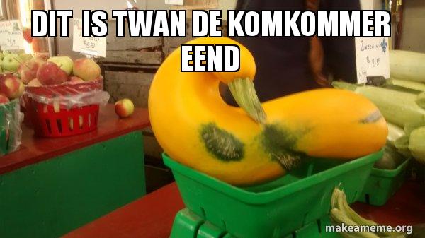 dit is twan de komkommer eend - Gourd Advice Mallard Meme Generator