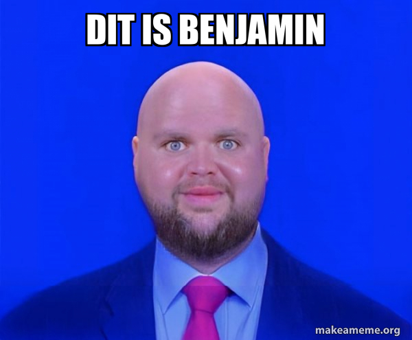 dit is benjamin - Bald J.D. Vance Meme Generator