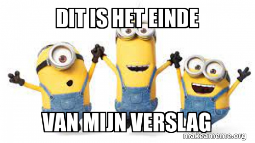 dit is het einde van mijn verslag Meme Generator