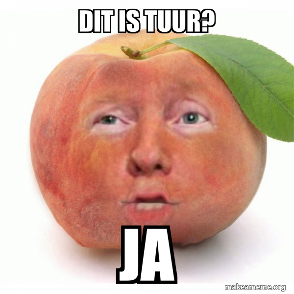 dit is tuur? ja - Impeached Donald Trump Meme Generator