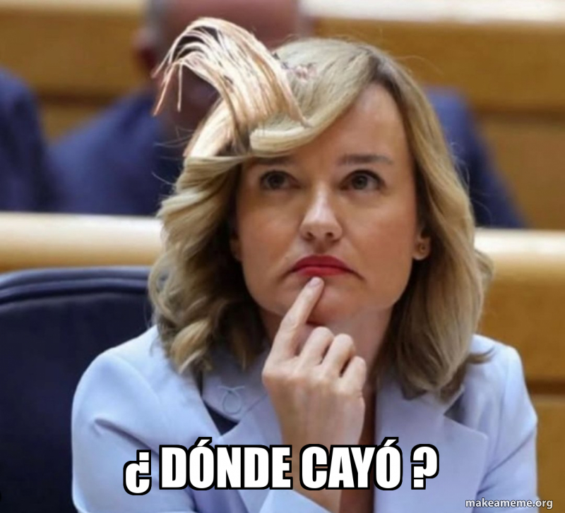 ¿ dónde cayó ? Meme Generator