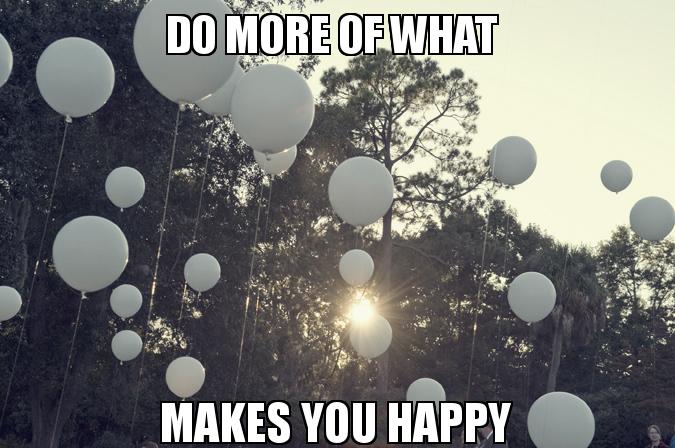Do more of what makes you happy Meme Generator