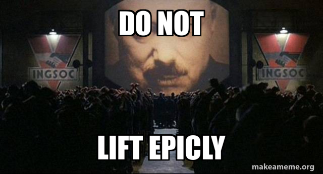 Do not Lift Epicly Meme Generator
