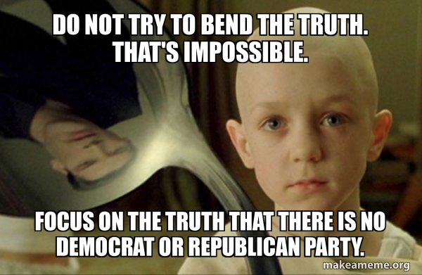 Do not try to bend the truth. That's impossible. focus on the truth ...