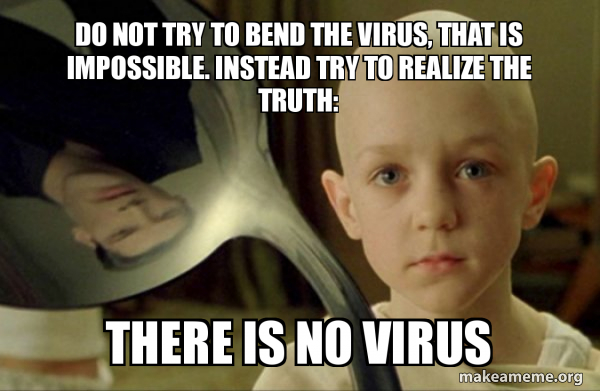 Do not try to bend the virus, that is impossible. Instead try to ...