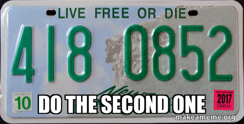 DO THE SECOND ONE Meme Generator