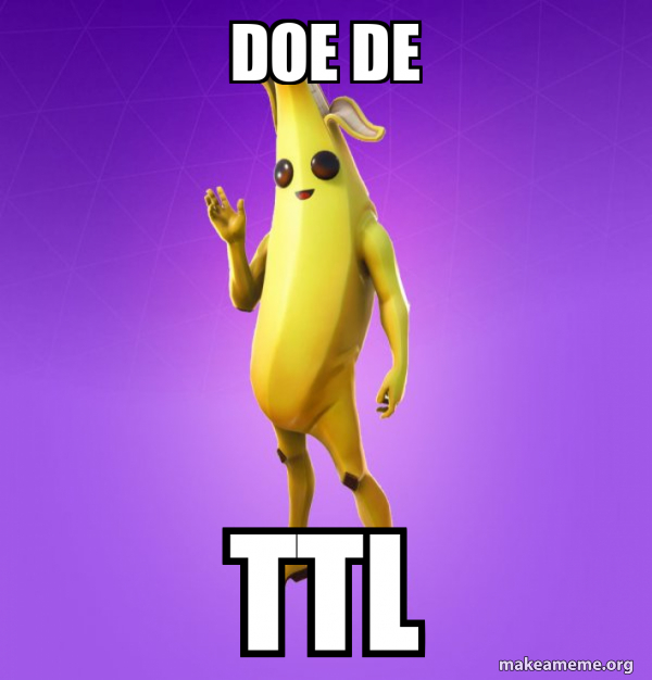 doe de TTL - Peely Meme Generator