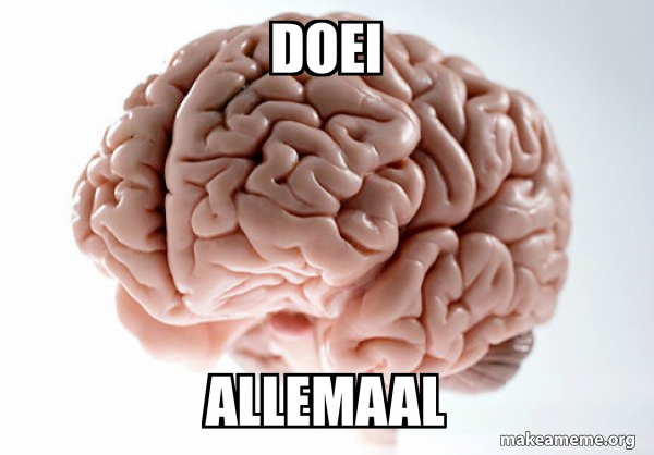 doei allemaal - Scumbag Brain Meme Generator