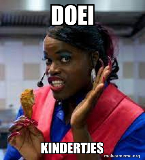 doei kindertjes - koe Meme Generator
