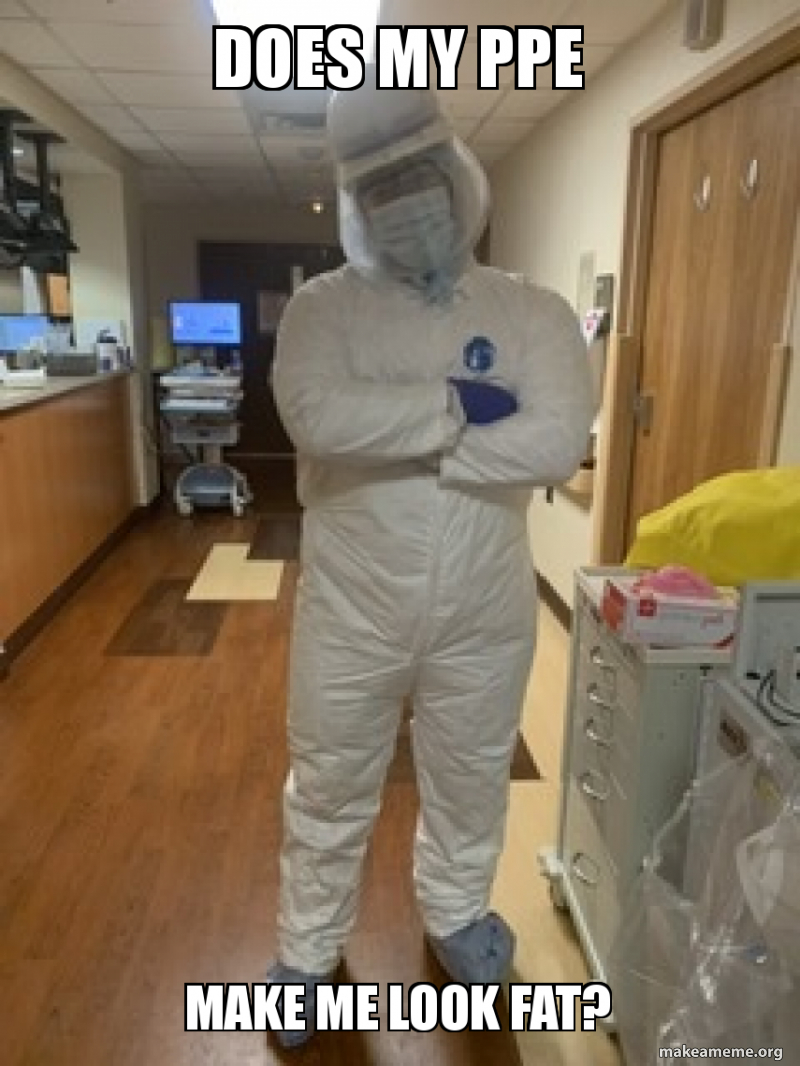 Does my PPe Make me look fat? Meme Generator