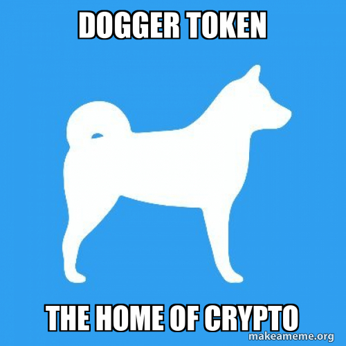 dogger token THE HOME OF crypto | Make a Meme
