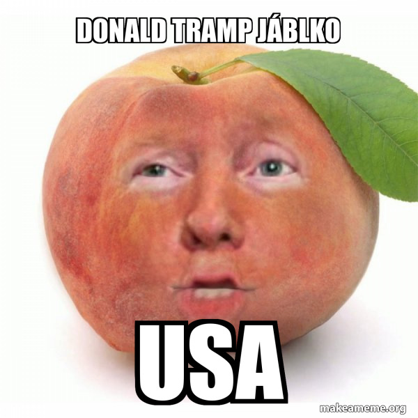 Donald tramp jáblko USA - Impeached Donald Trump Meme Generator