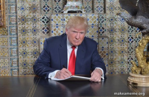- Donald Trump Writing Speech Meme Generator