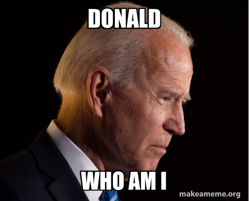 Donald Who Am i Meme Generator
