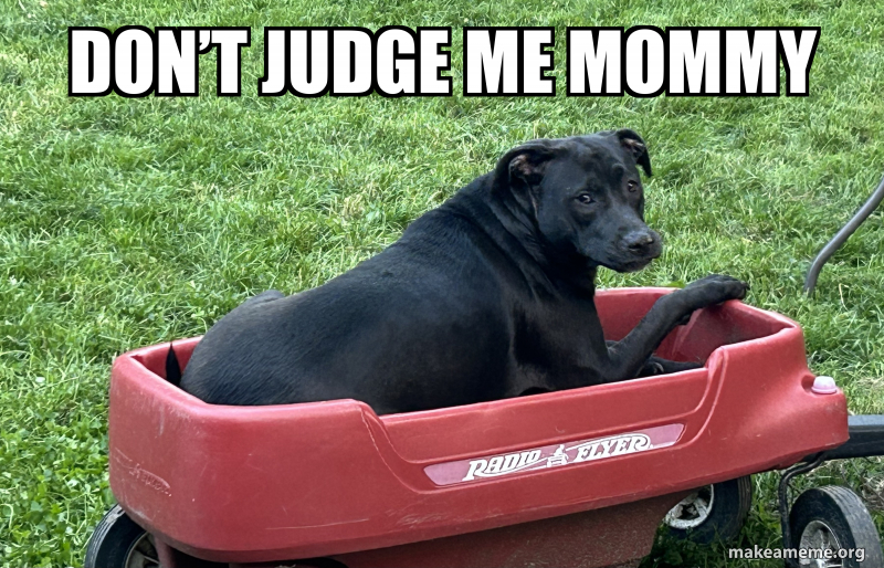Don’t judge me mommy Meme Generator