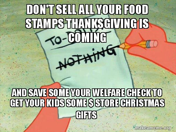 Food Stamp Day Memes