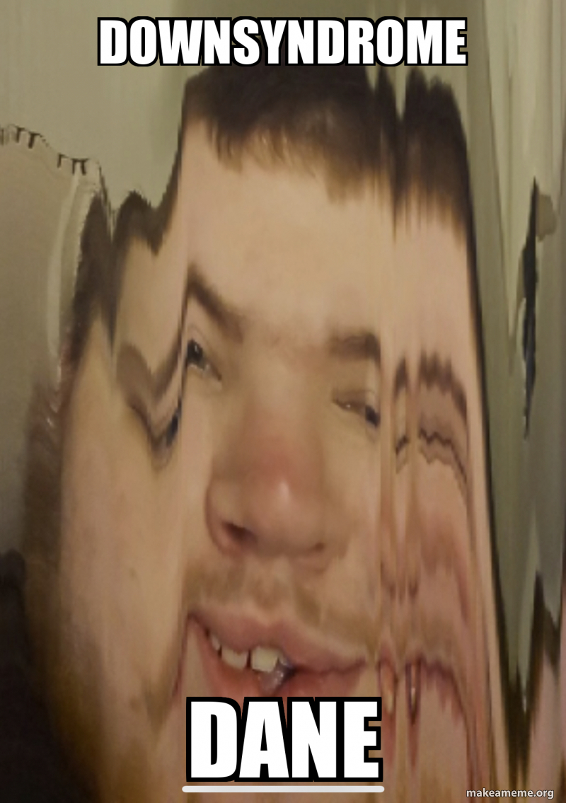DOWNSYNDROME DANE Meme Generator