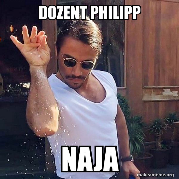 Dozent Philipp Naja - SaltBae or Salt Bae Meme Generator