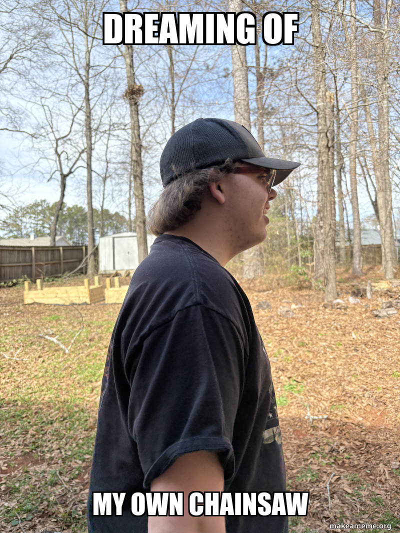 Dreaming of My own chainsaw Meme Generator