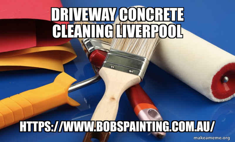 Driveway concrete cleaning Liverpool https://www.bobspainting.com.au ...