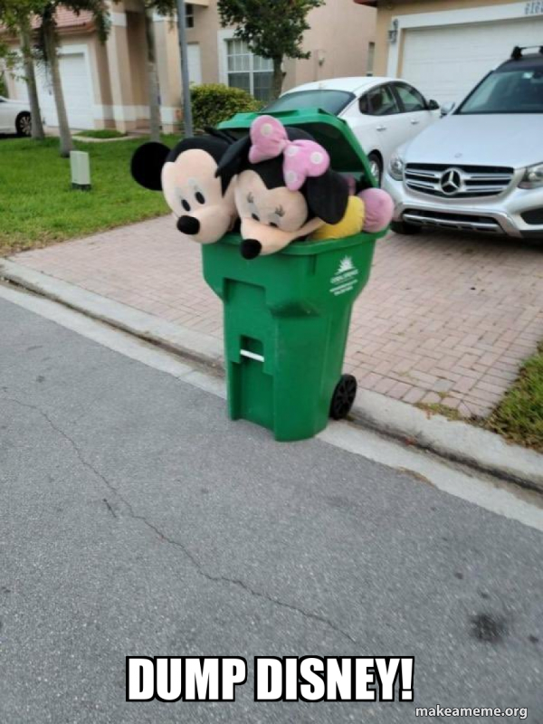 dump disney! Meme Generator