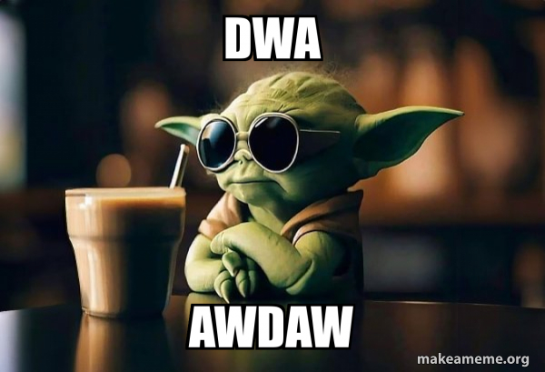 dwa awdaw - Cool Yoda (Sunglasses) Meme Generator