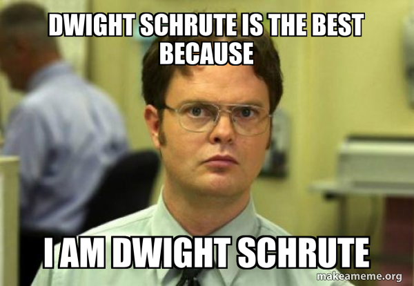 Dwight Schrute is the best because I am Dwight Schrute - Schrute Facts ...