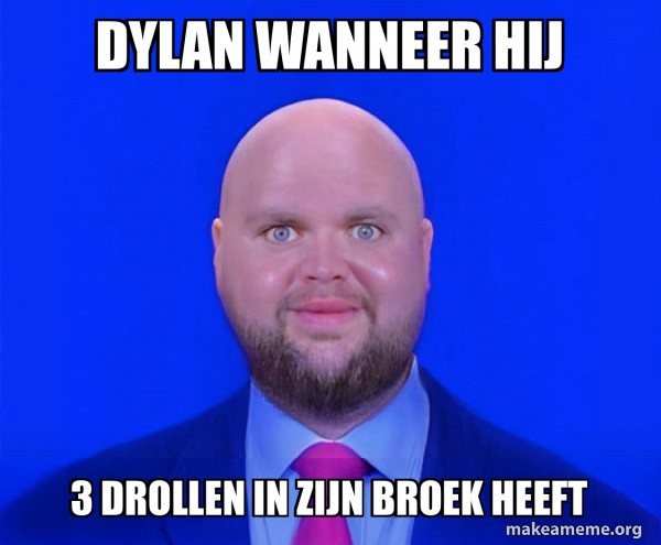 dylan wanneer hij 3 drollen in zijn broek heeft - Bald J.D. Vance Meme ...