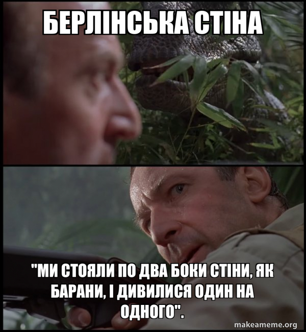 Берлінська стіна "Ми стояли по два боки Стіни, як барани, і дивилися ...