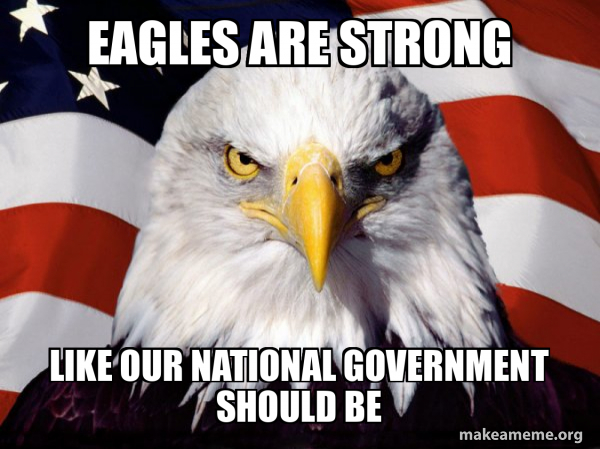 Eagles are Strong Like our National Government should be - American ...