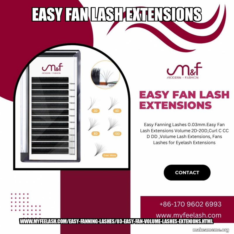 easy fan lash extensions www.myfeelash.com/Easy-Fanning-Lashes/03-Easy ...