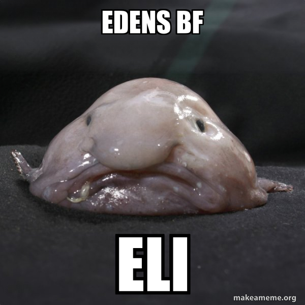 edens bf eli - Blobfish Meme Generator