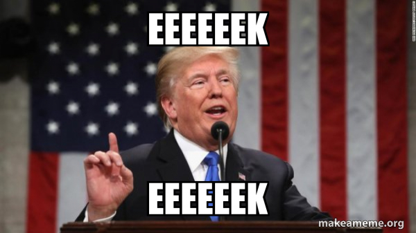 EEEEEEK Eeeeeek - Donald Trump Meme Generator
