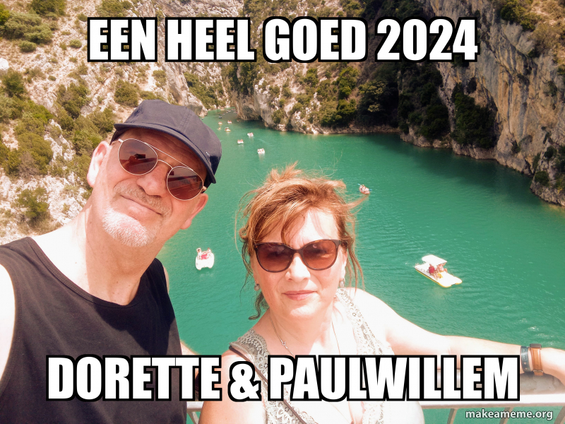 Een heel goed 2024 Dorette & Paulwillem Meme Generator